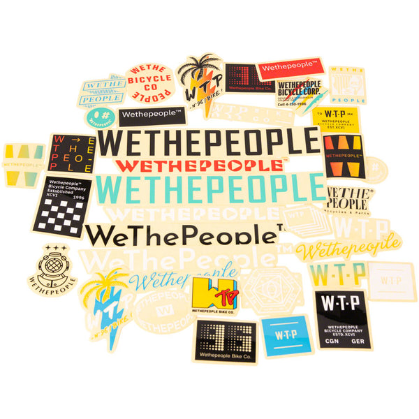 We The People Assorted Sticker Pack – ORIOL BIKE SHOP